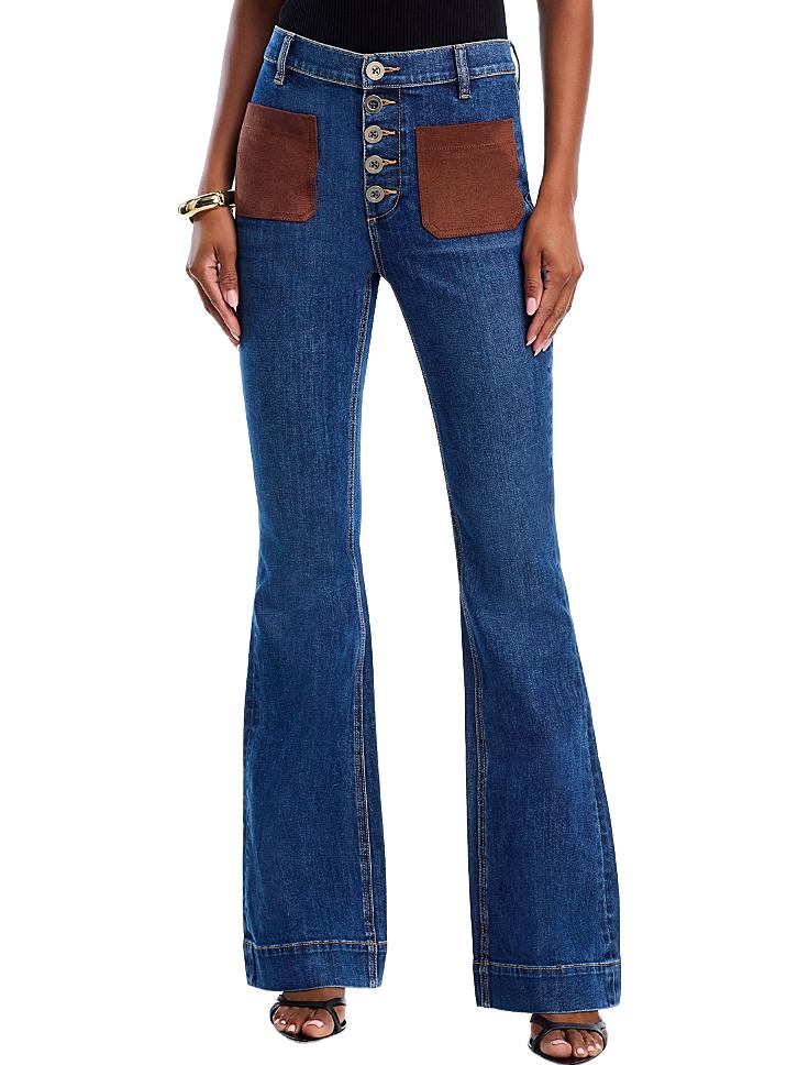 RAMY BROOK Cindy High-Rise Wide-Leg Jeans